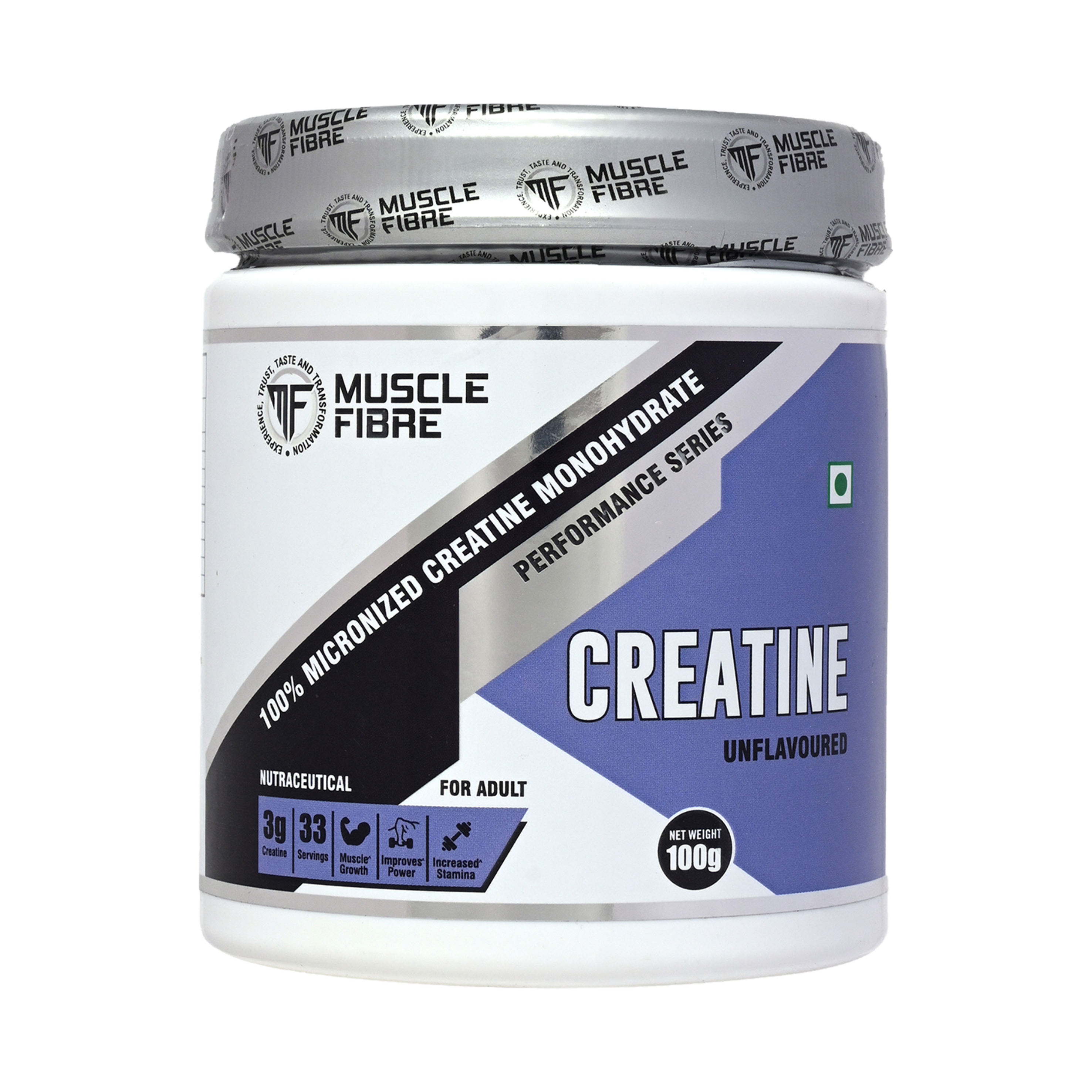 100% Micronized Creatine Monohydrate (200 Mesh) 100 Grams – Muscle Fibre